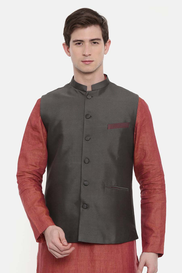 Shop Designer Bandi & Nehru Jackets for Men - House of Designers ...