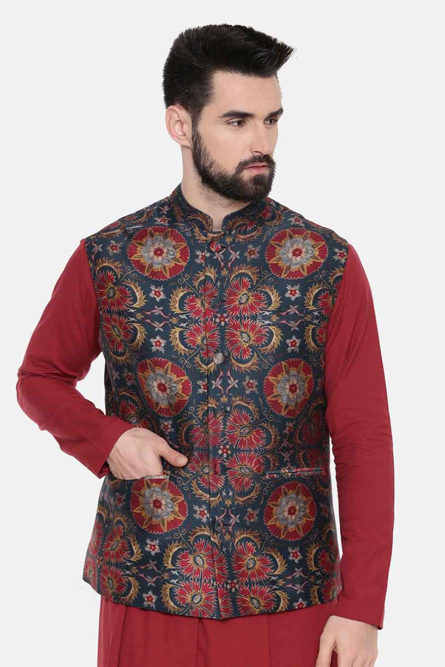 Shop Designer Bandi & Nehru Jackets for Men - House of Designers ...